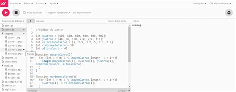 Preciso De Ajudaaaa Loading Infinito No Meu Projeto Freeway P5js