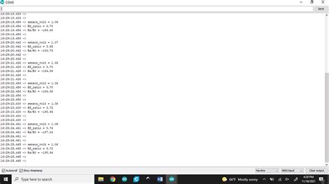 Using Serial Monitor To Get Readings Off Of Sensors Programming