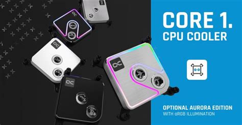 Alphacool Presents New Core 1 Series Cpu Waterblocks