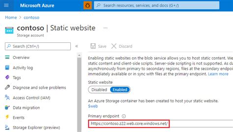 Azure Blob Storage For Static Website With Javascript 401