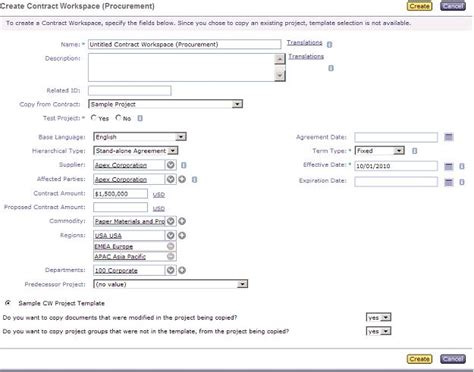 Ariba Sourcing Process Management Working With Projects