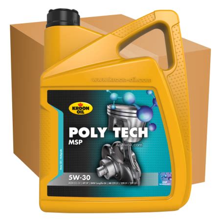Comprar Kroon-Oil Poly Tech 5W-30 En Stock! Envío 24 horas!