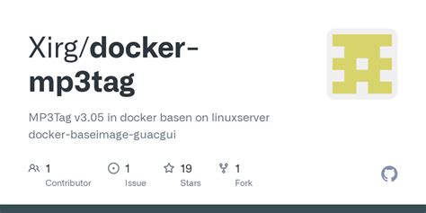 GitHub Xirg Docker Mp3tag MP3Tag V3 05 In Docker Basen On