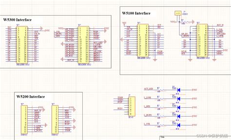 Altium Designer绘制stm32 W5500的电路原理图 W5500电路图 Csdn博客