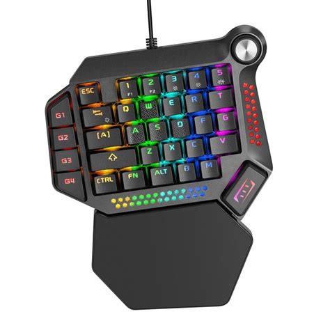 Left Hand Keyboard Single Hand Wired Ergonomic Key Vicedeal