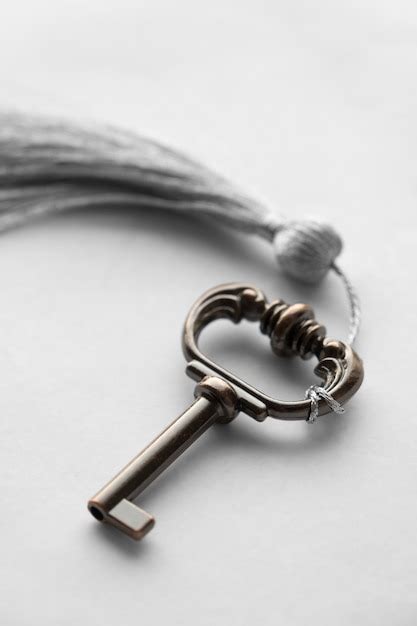 Free Photo Metallic Key Still Life