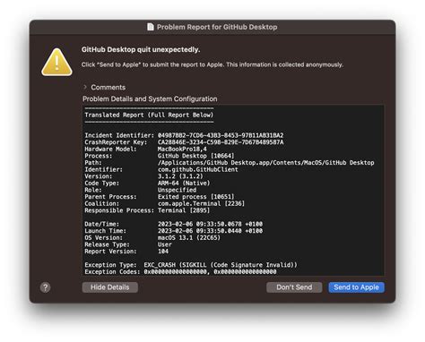 Crashes At Launch On MacOS Issue Desktop Desktop GitHub