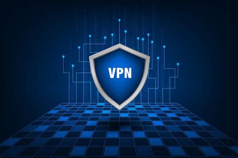 Premium Vector Vector Virtual Private Network With Shield Concept Cyber Security And Privacy