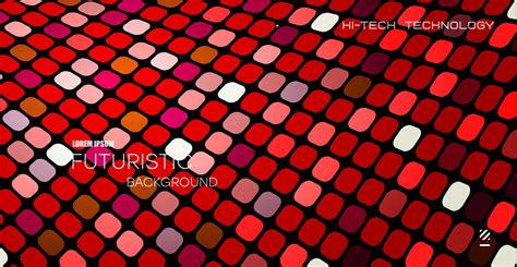 Tiled Diagonal Pattern White Red Tiled Wall Distorted Perspective 30767481 Vector Art At