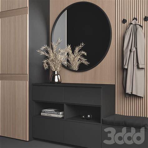3d модели Прихожая Мебельная композиция 52 Home Entrance Decor Foyer Design Hallway Furniture