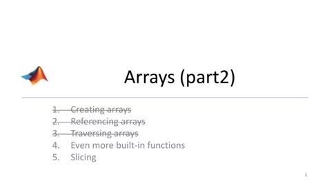 Ppt Arrays Part2 Powerpoint Presentation Free Download Id1993294