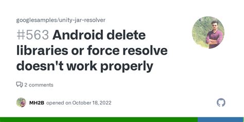 Android Delete Libraries Or Force Resolve Doesnt Work Properly · Issue