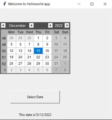 How To Make A Calendar Using Python Tkinter Dev Community