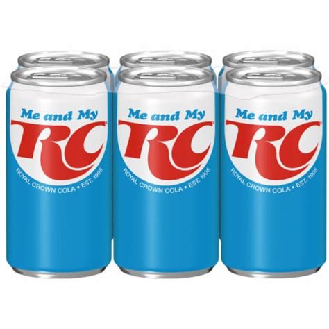 Rc® Cola Mini Cans 6 Cans 7 5 Fl Oz King Soopers