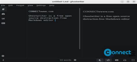 how to install ghostwriter on ubuntu distraction free markdown editor