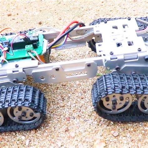 Arduino Tracked Robot Using Hc12 Wireless Module