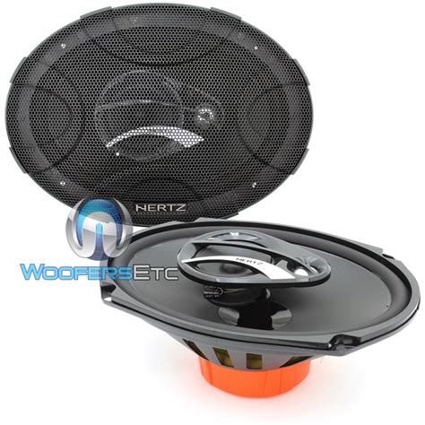 DCX 690.3 - Hertz 6" x 9" 2-Way 90W RMS DIECI Series Coaxial Speakers