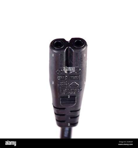 Usb Cable Plug Isolated On White Stock Photo Alamy