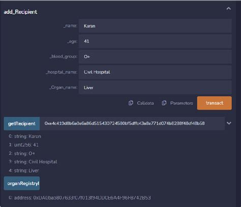 Figure 6 From Blockchain Based Organ Supply Chain Framework For Healthcare 40 A Smart Contract