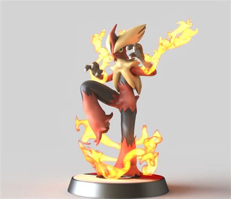 Mega Blaziken Fan Art PokÉmon Figurine Pokemon Edream Makers