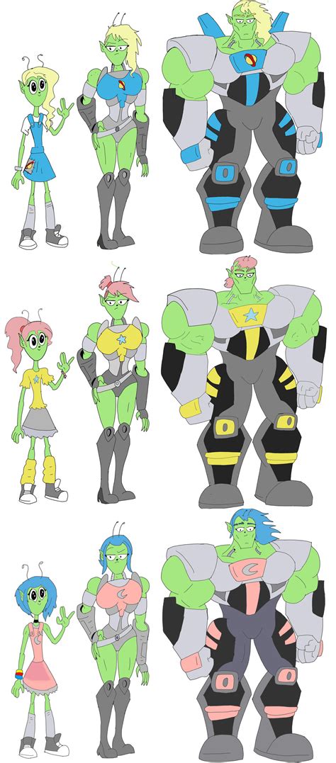 The Cute Sweet Martians By Kickazzjohnni On Deviantart