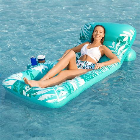 Jasonwell Inflatable Pool Float Adult Pool Floaties Lounger Floats Floating Chair Raft With