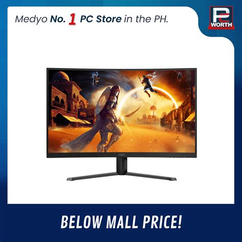 AOC CQ G E HZ FAST VA QHD CURVED GAMING MONITOR PC Worth