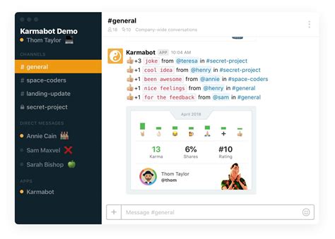 Karma Bot Blog Slack Emulator For Karma Bot