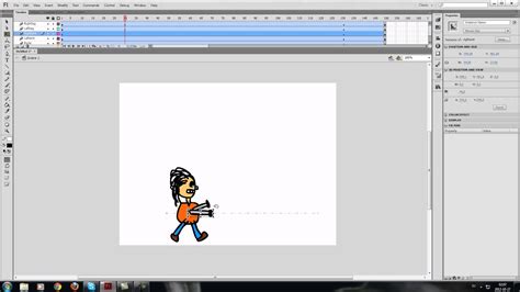 Flash Cs6 Tutorial Motion Tween Youtube