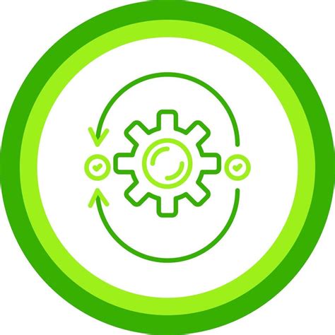 Agile Green Tone Circle Icon 48277700 Vector Art At Vecteezy