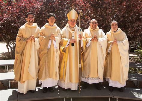 Four Newly Ordained Jesuit Priests Praise God Jesuit Priest