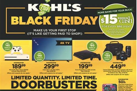 Black Friday 2017 Ads Kohls Best Deals Leak