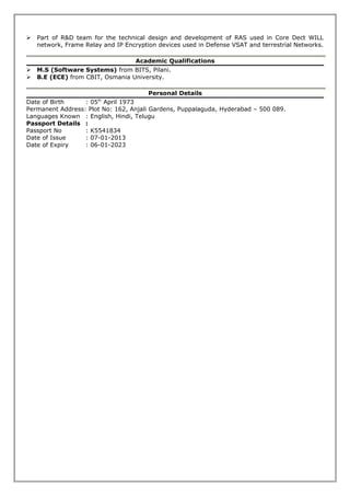 Vamsi Resume PDF
