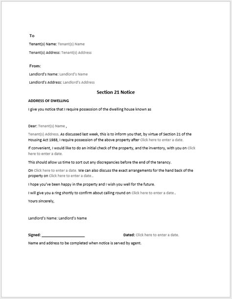 Sample Notices Archives Word Templates