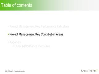 Project Management Evaluation Kpi PPTX