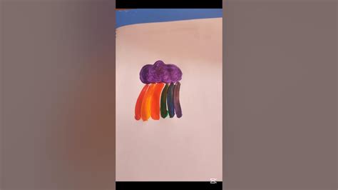 Rainbow Drawing With Combo Technic🌈rainbow Art Diy Shorts Ibnat Artandcraft Youtube