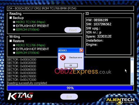 Serial Checksum Error Potentgw