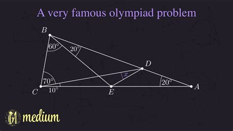 a very famous olympiad geometry problem youtube