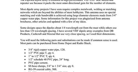 Low Cost High Performance Vhf Dipole Array Album On Imgur