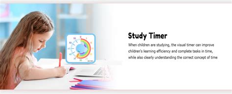 Secura 60 Minute Visual Timer 7 5 Inch Magnetic Rainbow