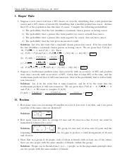 Bayes Rule Calculating Probabilities In Cancer Testing And Course Hero