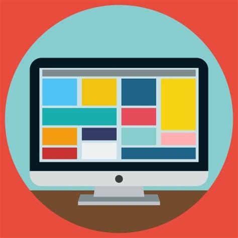 Modern Computer Monitor Royalty Free Vector Image