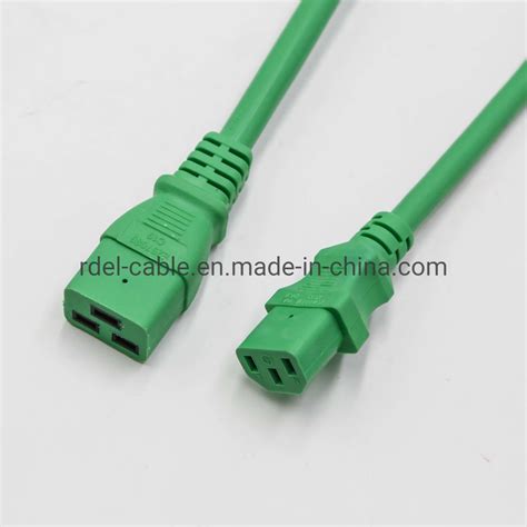 PC PDU Power Cord C20 Right Angle To C13 Colours Cables Power Cord And PC PDU Power Cord