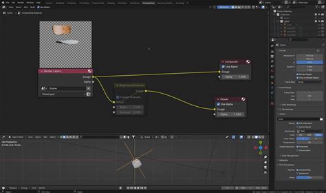 image is not showing in compositor materials and textures blender