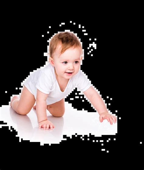 趴在地上爬的宝宝png 花瓣网