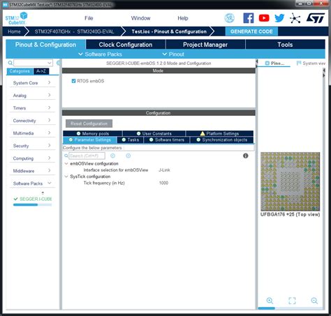using i cube embos with stm32cubemx segger knowledge base