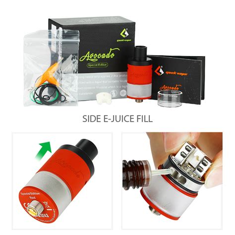 Atomizer Geek Vape Avocado 22mm Rdta Special Edition Black