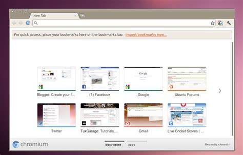 Chrome Chromium 15 Released With Redesigned New Tab Page And