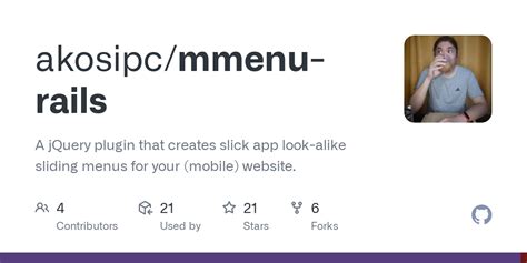 Github Akosipc Mmenu Rails A Jquery Plugin That Creates Slick App Look Alike Sliding Menus