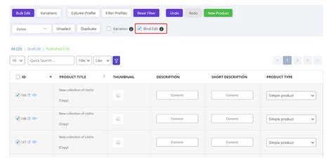 How To Bind Edit Products By Woocommerce Bulk Edit Plugin